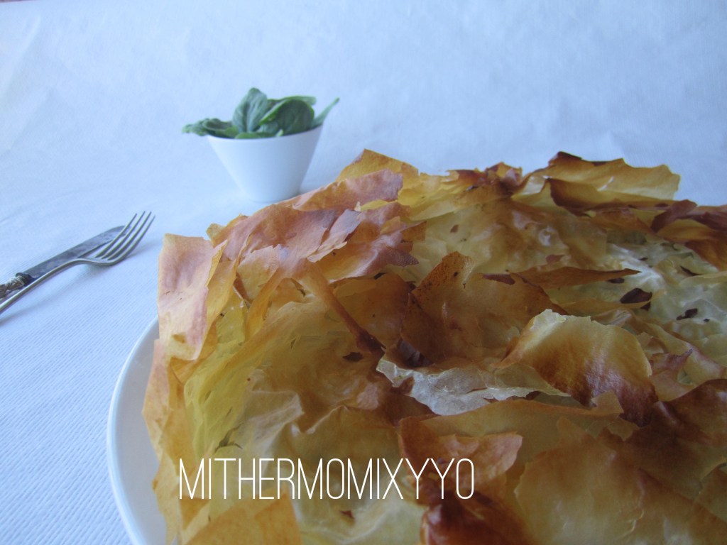 Pastel griego de espinacas y feta (Spanakopita) – Mi thermomix y yo